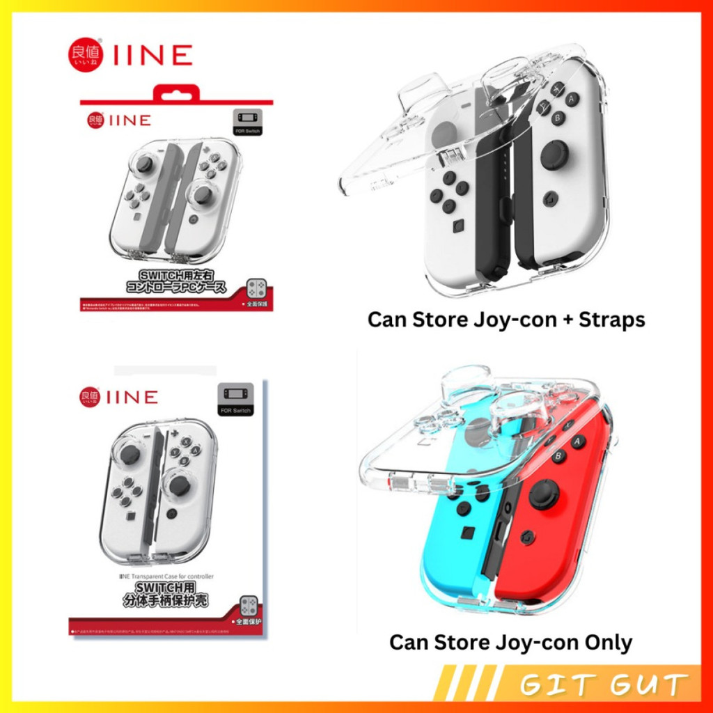 Jual Nintendo Switch Joycon Joy Con Transparent Storage Box Dust Proof ...
