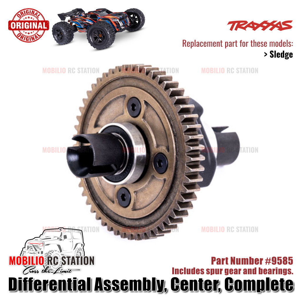 Jual Traxxas Part #9585 Complete Center Differential Assembled RC ...