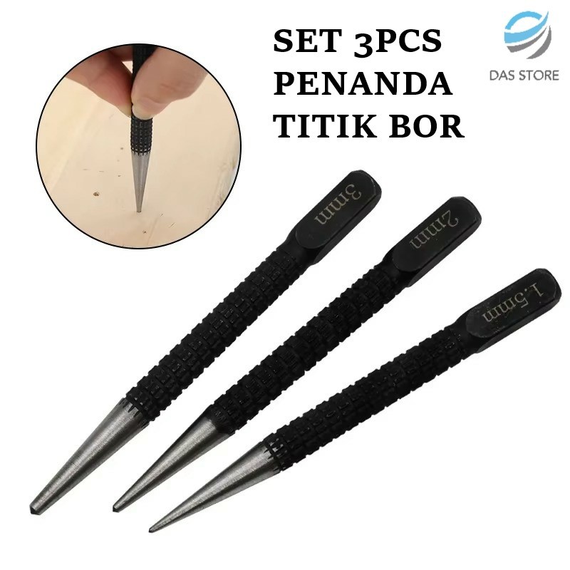 Jual Automatic Center Punch Set 3pcs Penanda Titik Bor Drip Auto ...