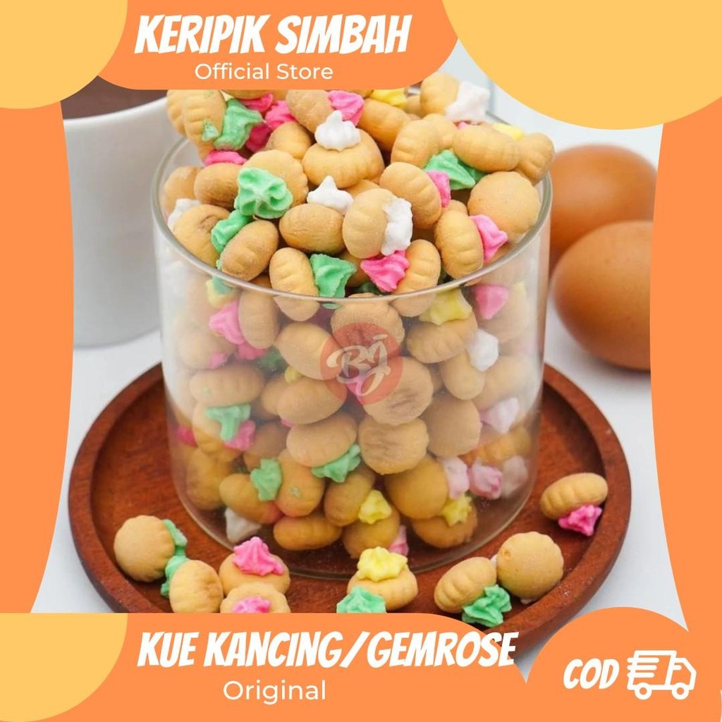 Jual Kue Kancing/Kue Gemrose/ Biskuit Jadul/ Kue Monas/ Kembang Gula ...