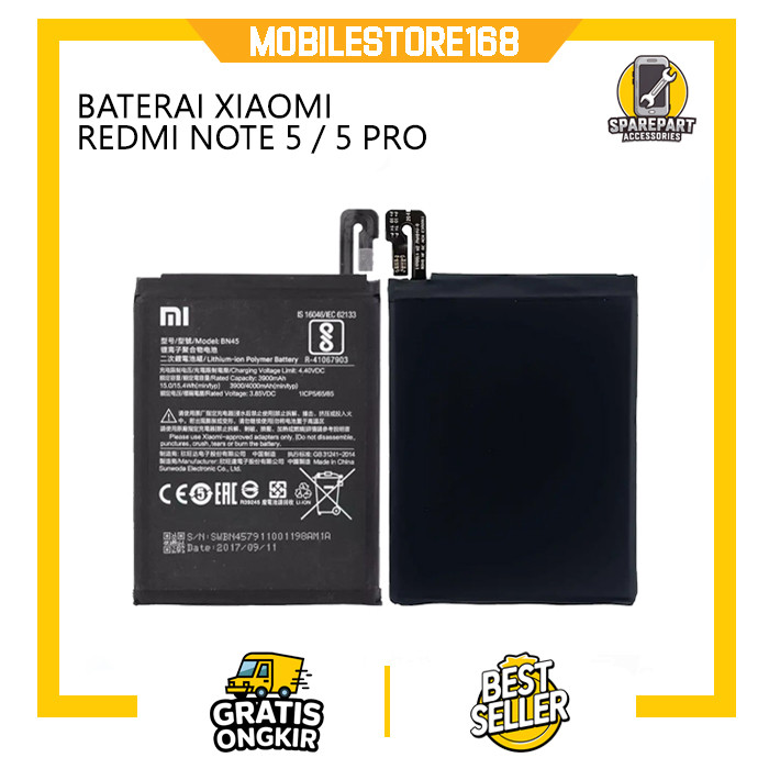Jual BATERAI XIAOMI REDMI NOTE 5 / 5 PRO | Shopee Indonesia