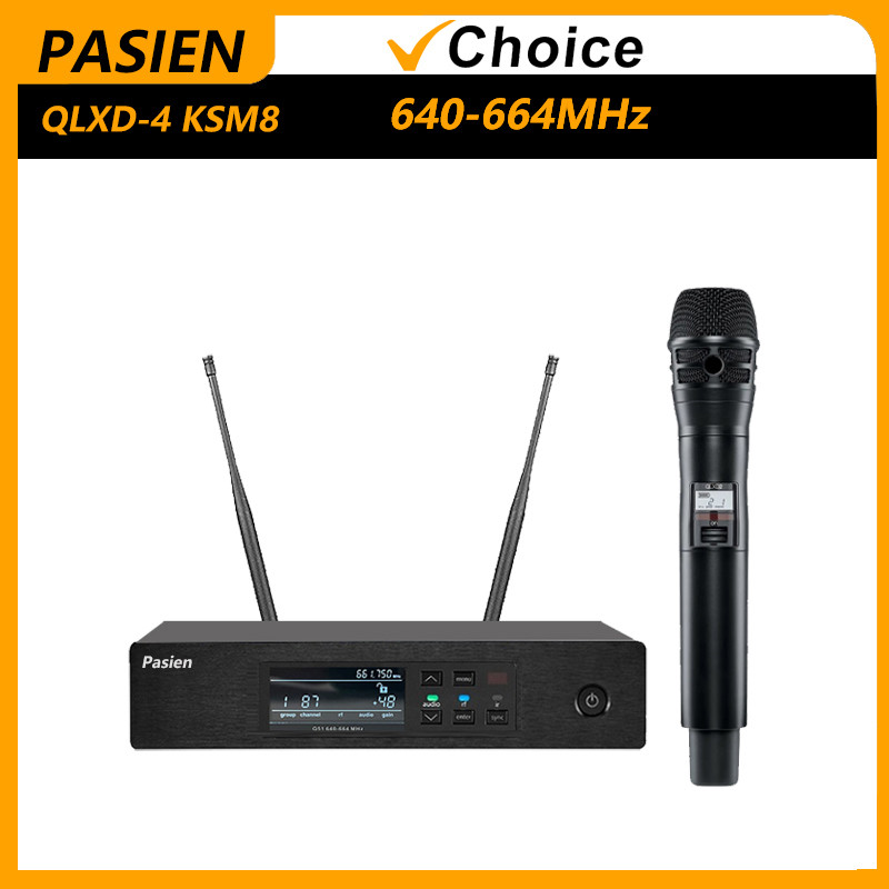 Jual PASIEN Wireless Microphone System, High Quality Equipment, UHF, Professional, for Stage ...