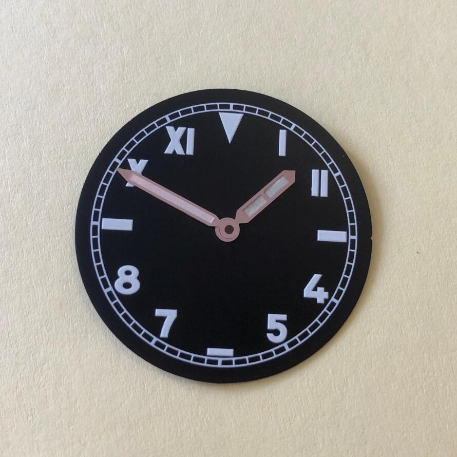 Jual Luminous Dial 37mm Watch Dial with hands For ETA6497/ST3600 manual ...
