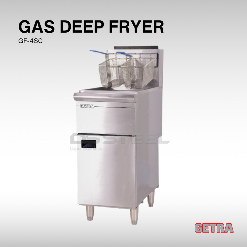 Jual Getra Gas Deep Fryer 20 Liter GF 4SC Gf-4SC / Deep Fryer GF4SC ...