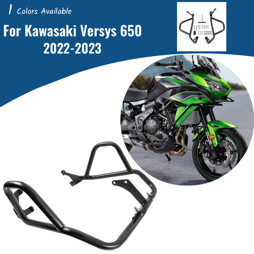 Jual Motorcycle Crash Bar Engine Guard Fall Protection For Kawasaki ...