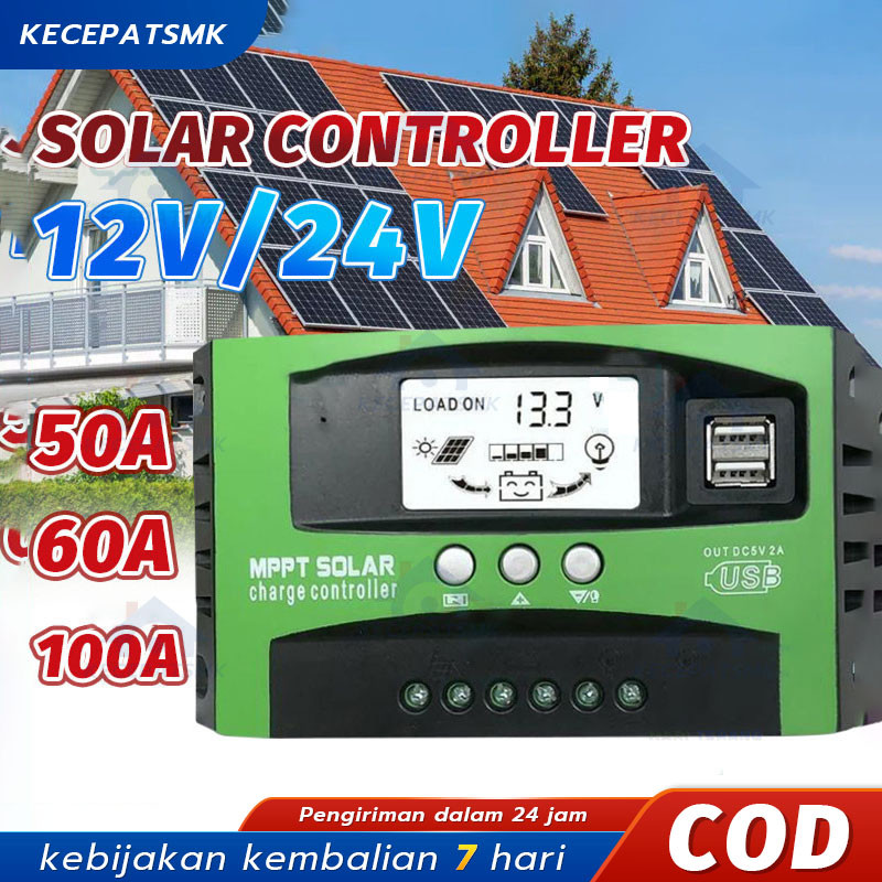 Jual Solar Charge Controller MPPT 2 USB/Solar Charger Controller MPPT ...