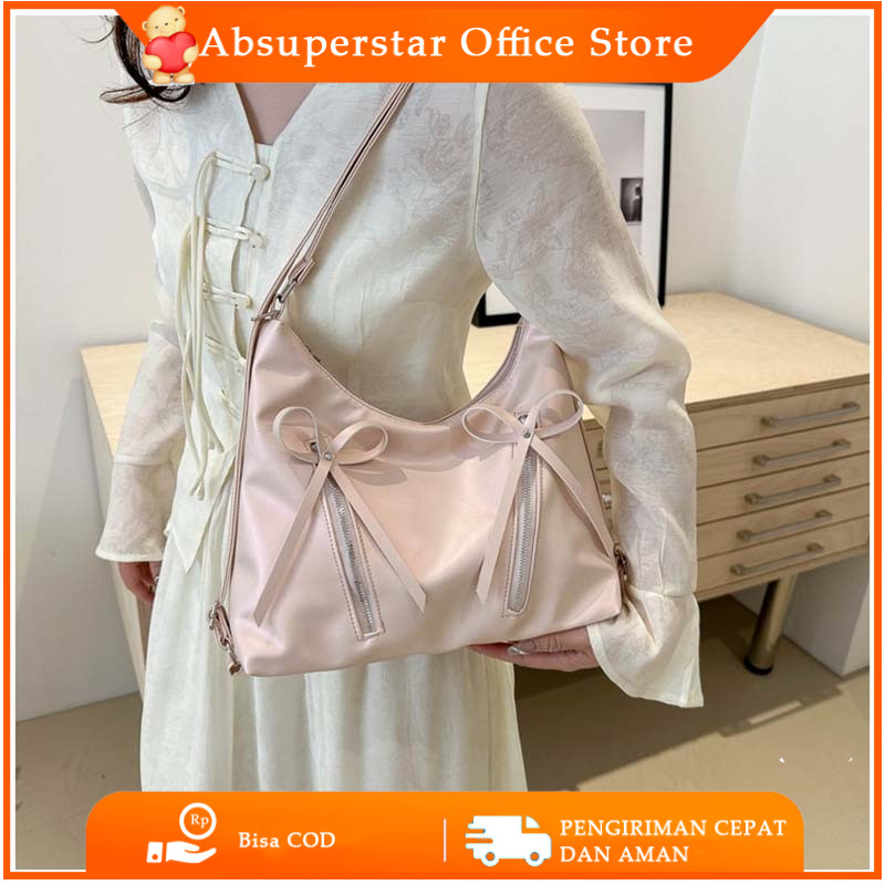 Jual Tas wanita gaya Korea dengan model satu bahu yang modis dan lembut ...