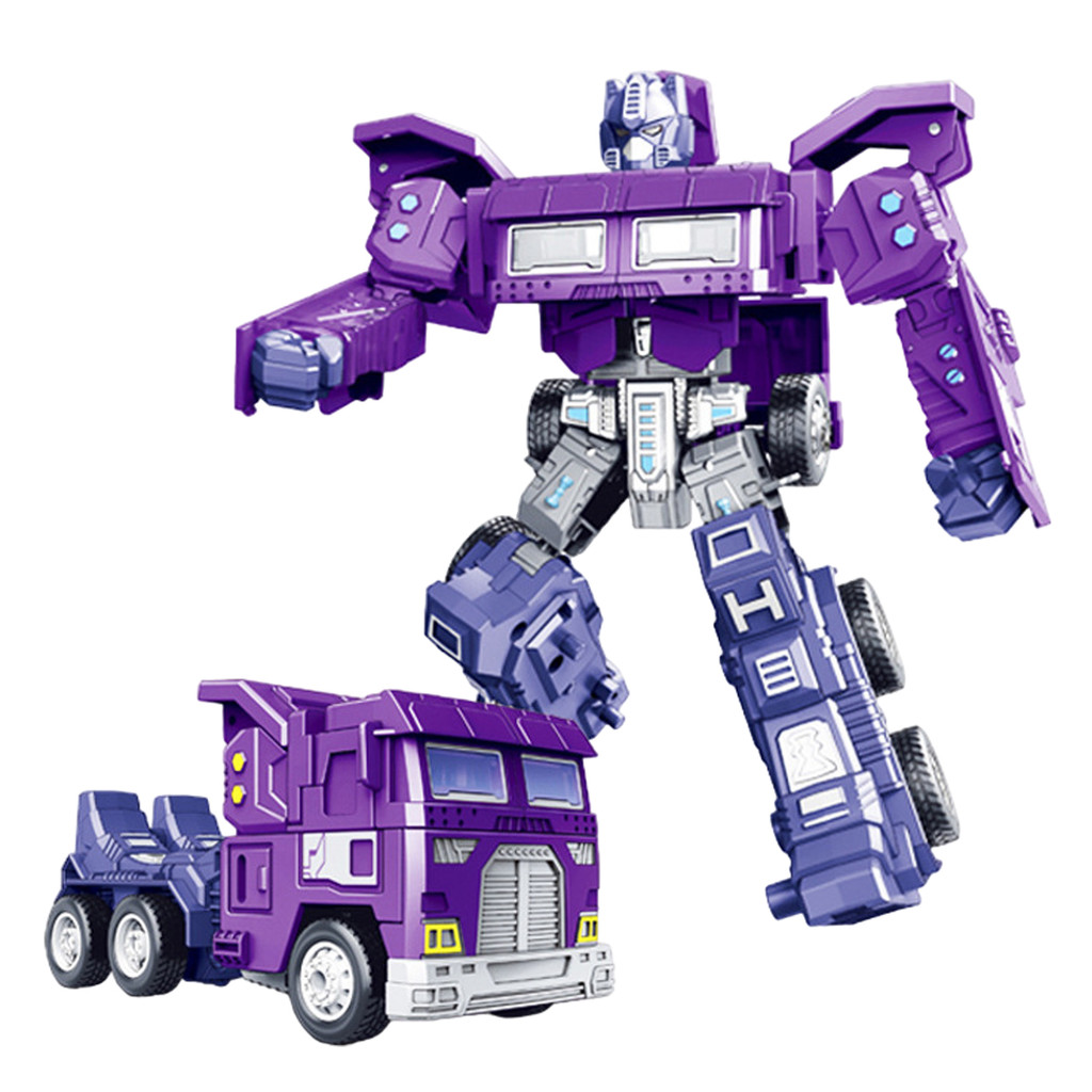 Jual 1Pcs Warna ungu 2 In 1 Transformer Robot Mainan Mobil Model ...