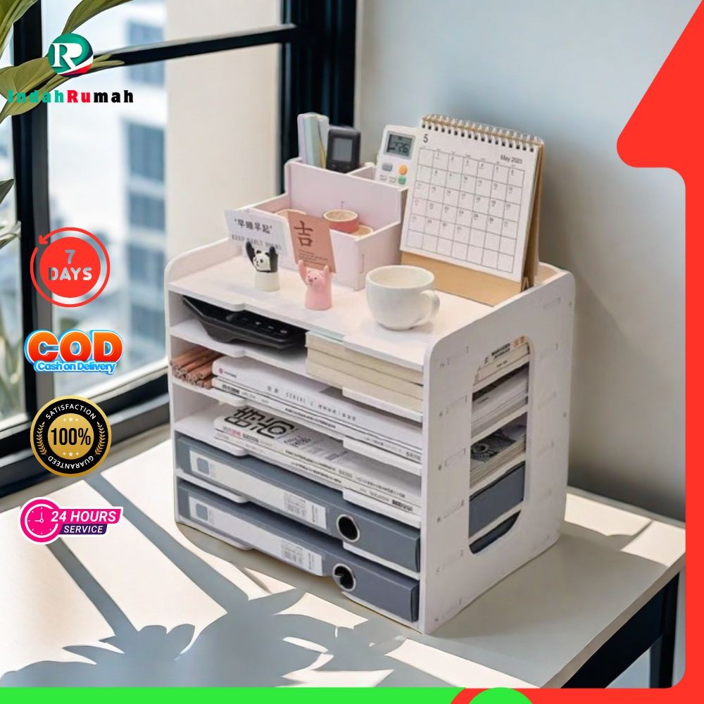 Jual IndahRumah - Rak Organizer File Rak Multi-Lapis Variatif Rak ...