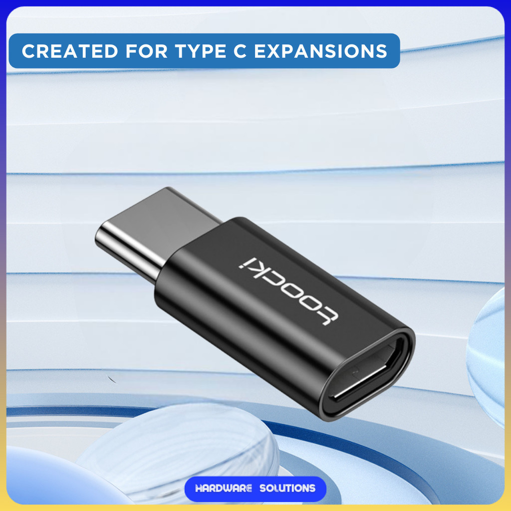 Jual Toocki OTG USB Micro to Type C 2.0 Adapter Converter Safe ...