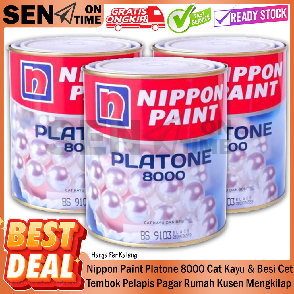 Jual Nippon Paint Platone 8000 Cat Kayu Dan Besi Plantone Planton ...