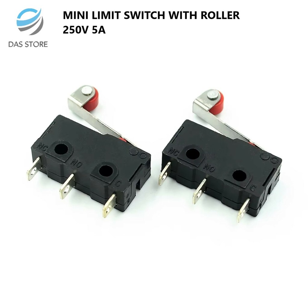 Jual Mini Limit Switch With Roller 250V 5A Roda Micro Switch SPDT | Shopee Indonesia