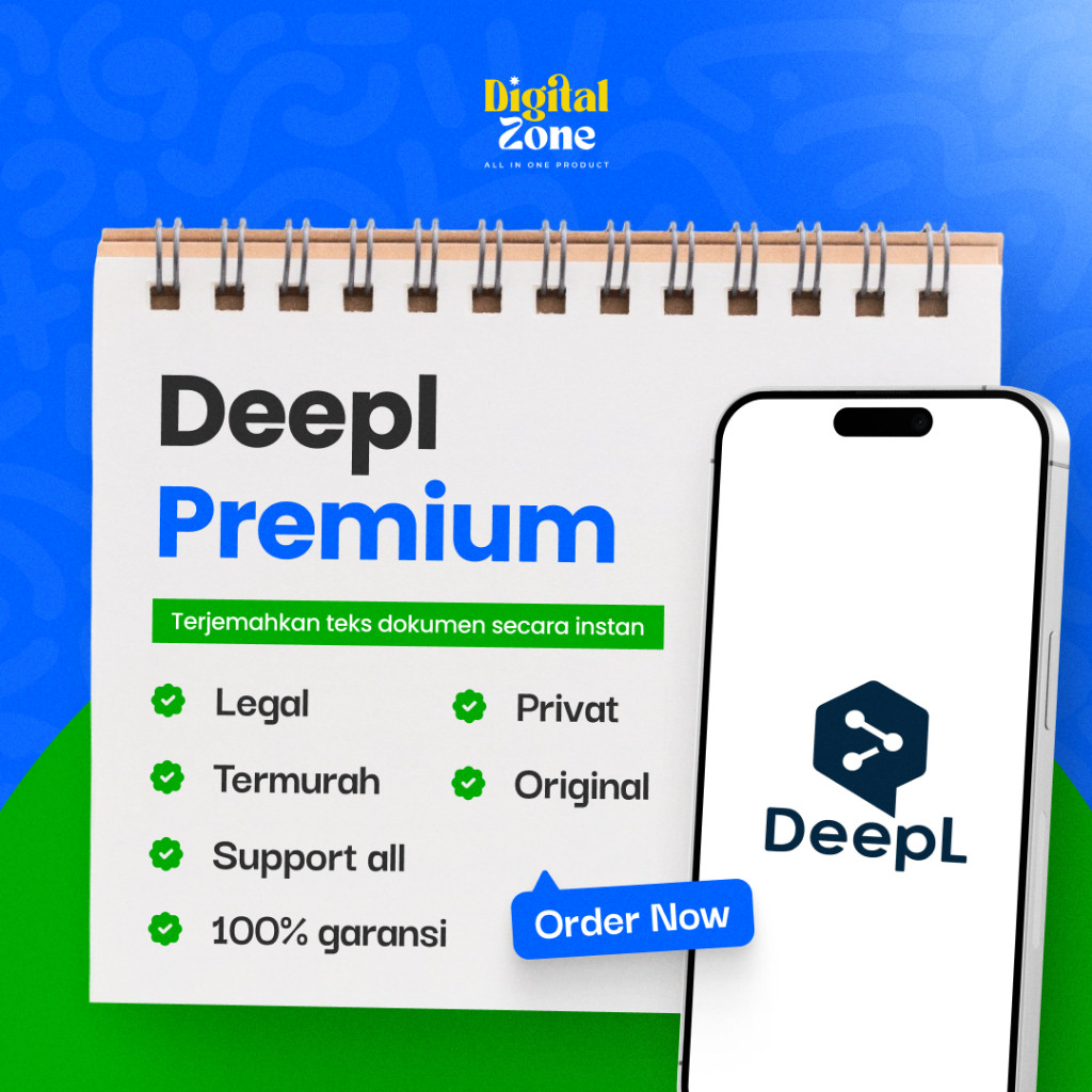 Jual DEEPL PRO PREMIUM AKUN VIP PLUS BEBAS IKLAN NO ADS ANTI HOLD murce ...