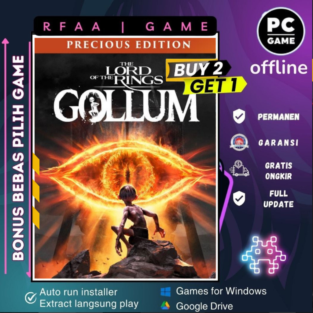 Jual THE LORD OF THE RINGS GOLLUM PRECIOUS EDITION | GAME PC - LAPTOP ...
