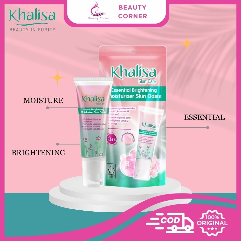 Jual Khalisa Essential Brightening Moisturizer Skin Oasis - 30ml ...