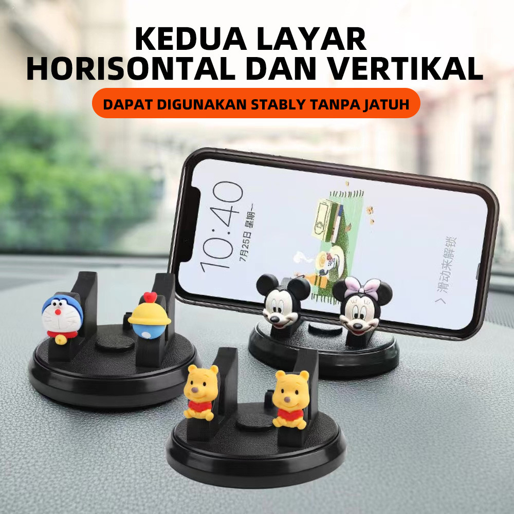 Jual Car Phone Holder Hp Mobil Stand 360 Derajat Dudukan Hp Dashboard ...