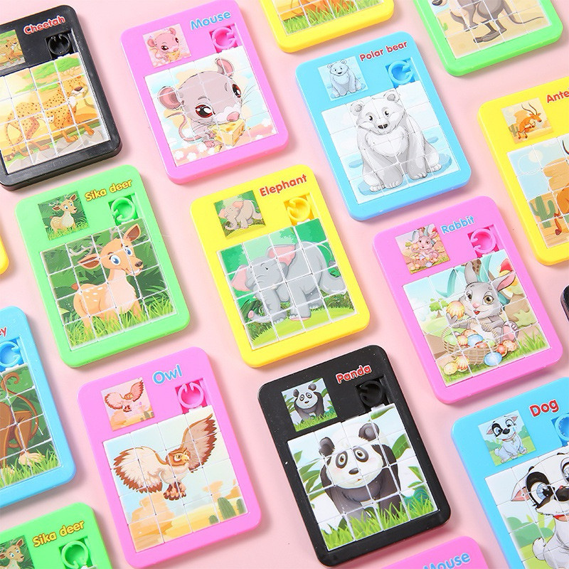 Jual KIDIKOIN Mainan PUZZLE GESER 2 SISI / Puzzle Geser Mini 2 Sisi ...