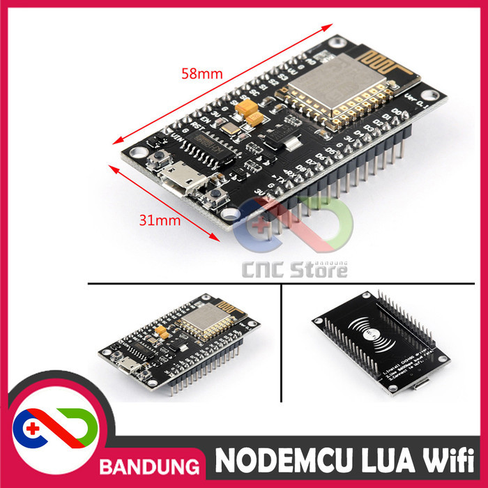 Jual NODEMCU LUA WIFI V3 4MB 32MBITS CH340 FLASH ESP8266 ESP12 BOARD-A | Shopee Indonesia