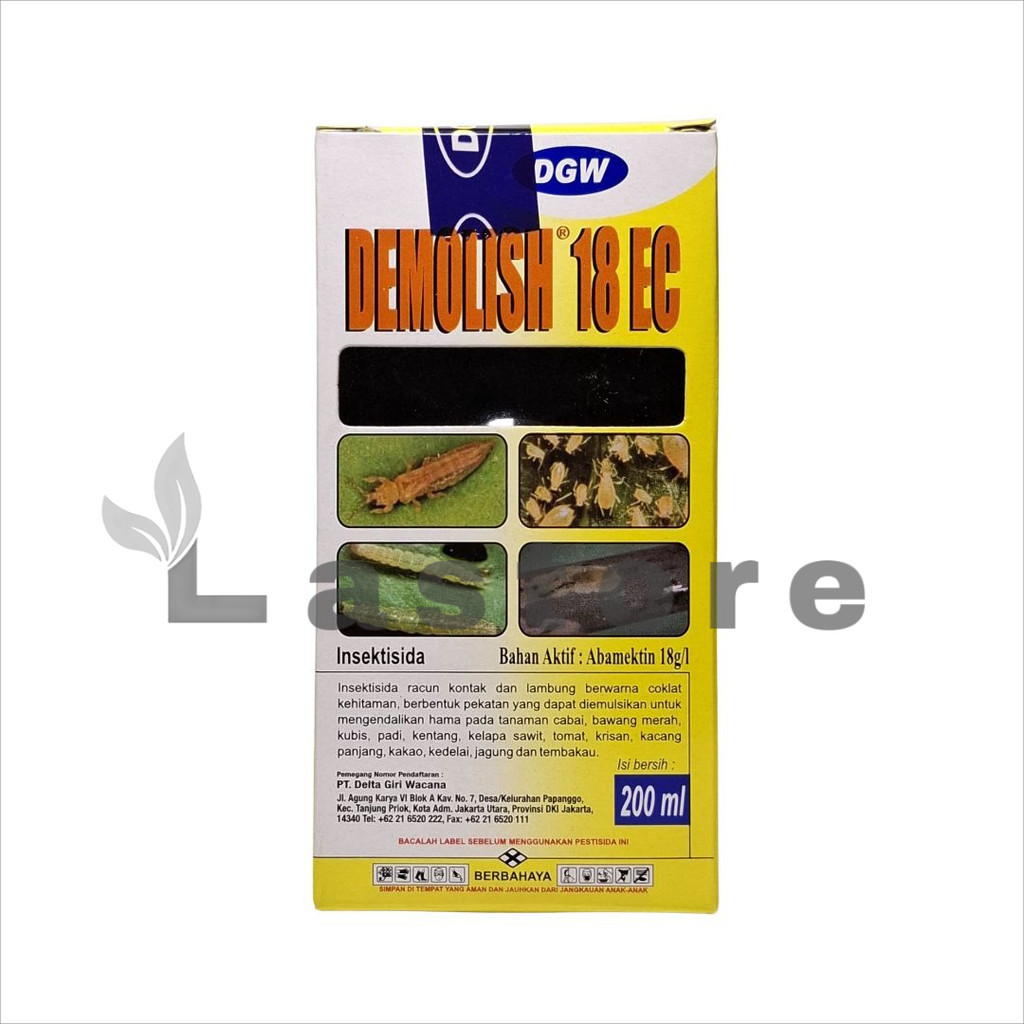 Jual Insektisida Demolish 18 EC 200 ML Pengendali Hama Tanaman | Shopee ...