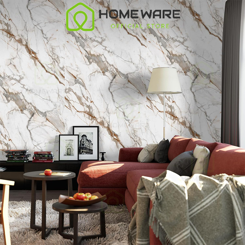 Jual Vinyl Marble Wallpaper Dinding Granit 120 x 280cm Wallpaper Kamar ...