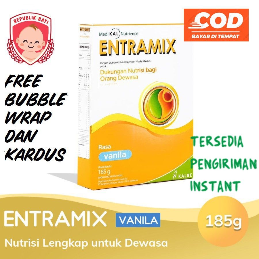 Jual Entramix Vanila Vanilla 174 gram MURAH TERBARU FREE PACKING BUBBLE ...