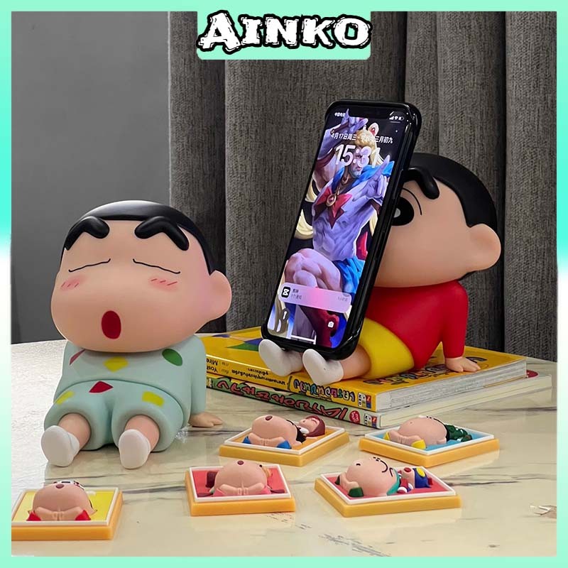Jual Crayon Shin-chan Phone Holder Sandaran HP Tablet Boneka Lucu Anti ...