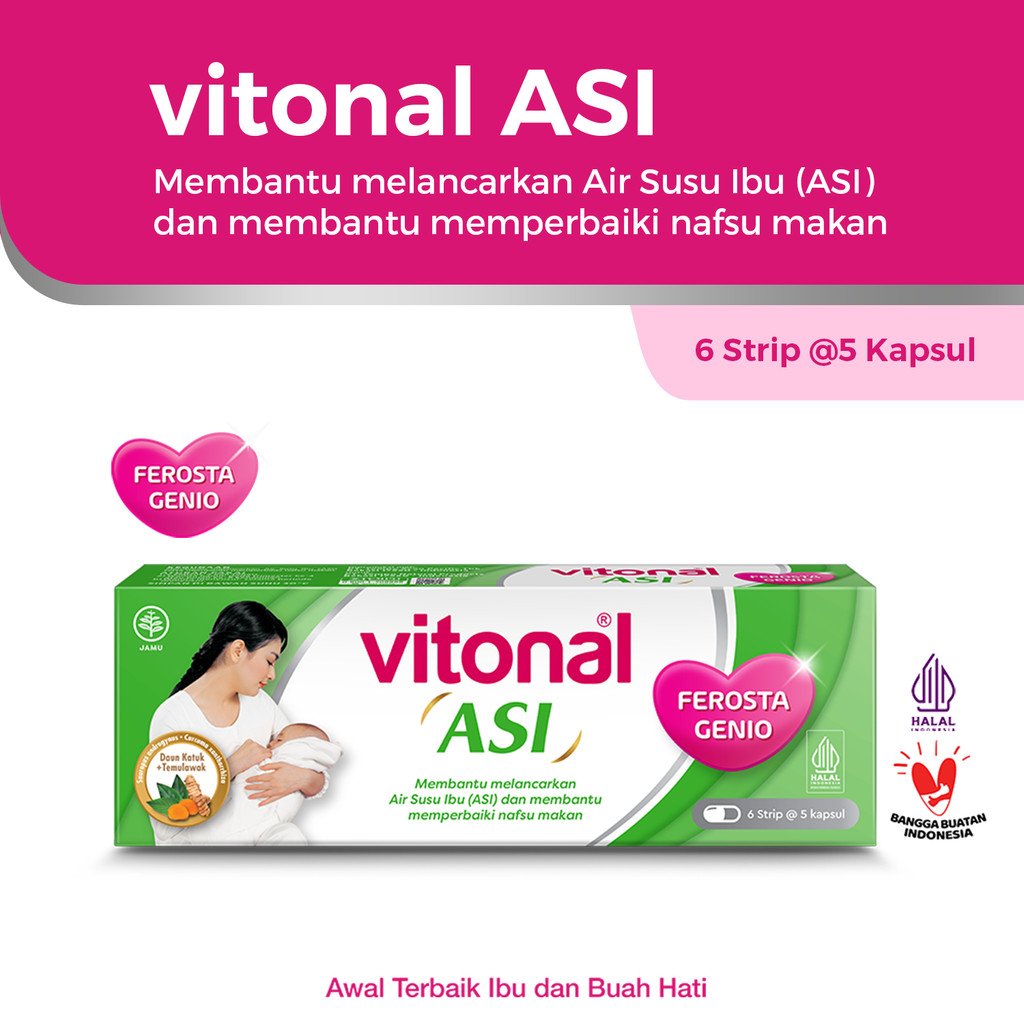 Jual Vitonal Asi 1 Box isi 6 strip @5 kapsul [05.2026] | Shopee Indonesia