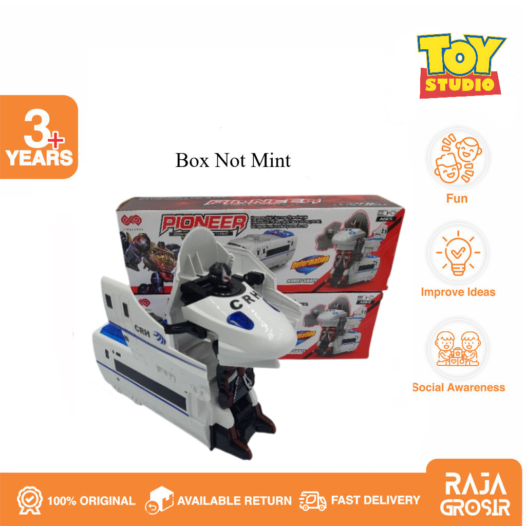 Jual Mainan Pioneer Train Robot Truck Kereta Api Transfomer | Shopee ...