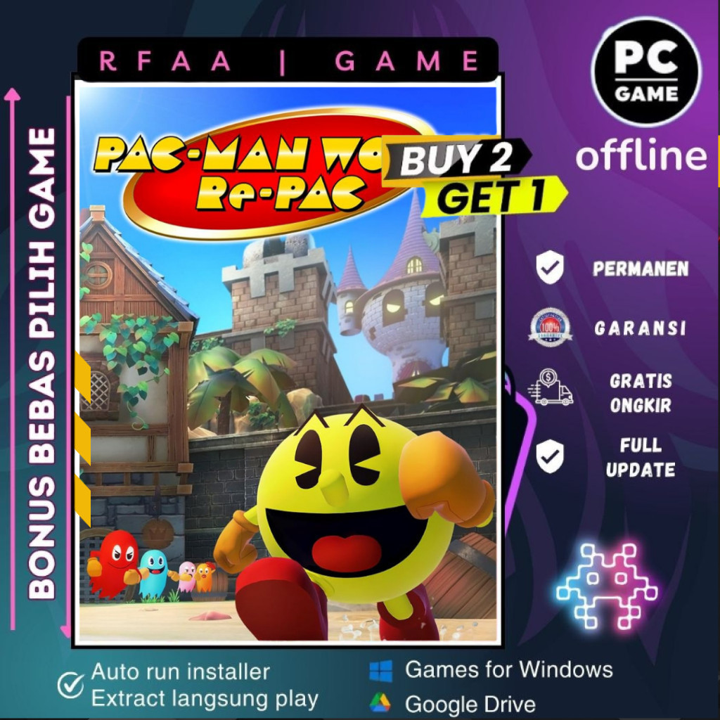 Jual PACMAN WORLD REPAC | GAME PC - LAPTOP - DL | Shopee Indonesia