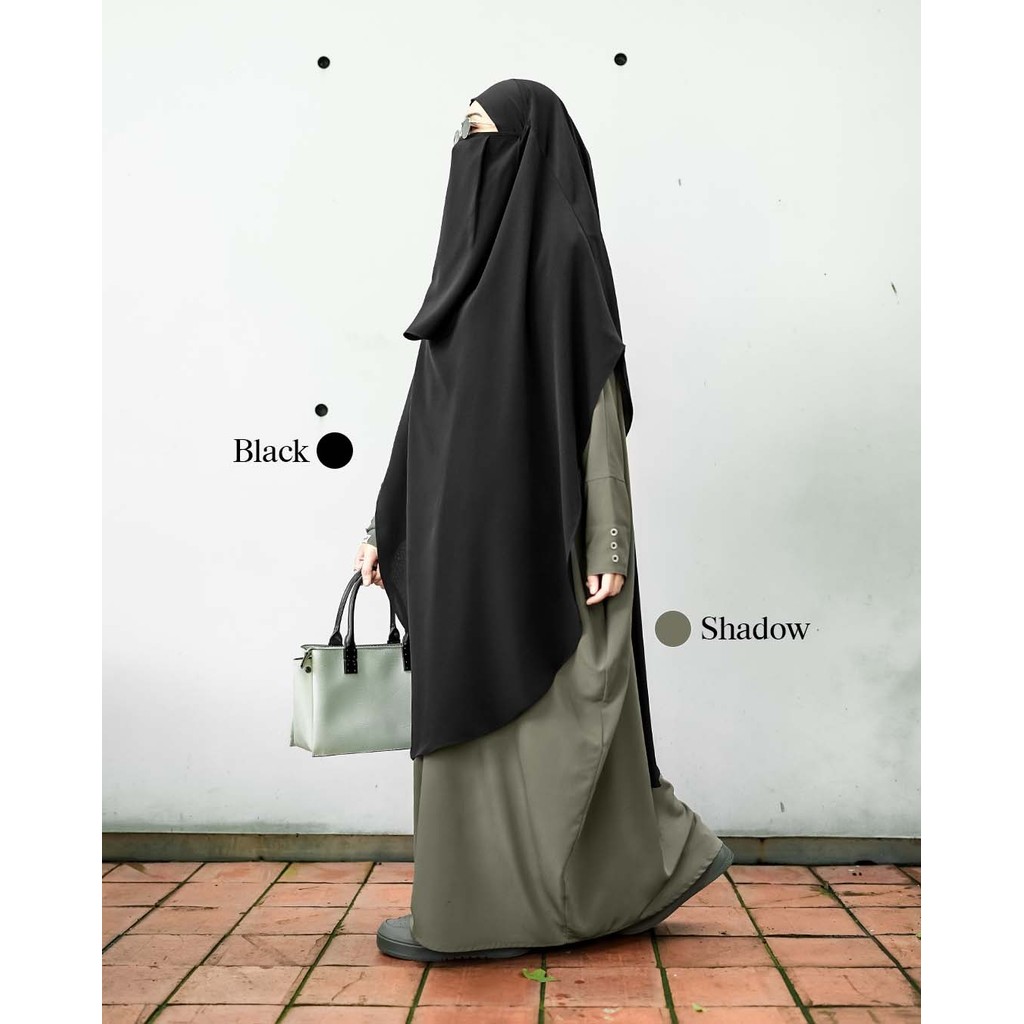Jual Kaia Abaya Set French Khimar Free Cadar | Shopee Indonesia