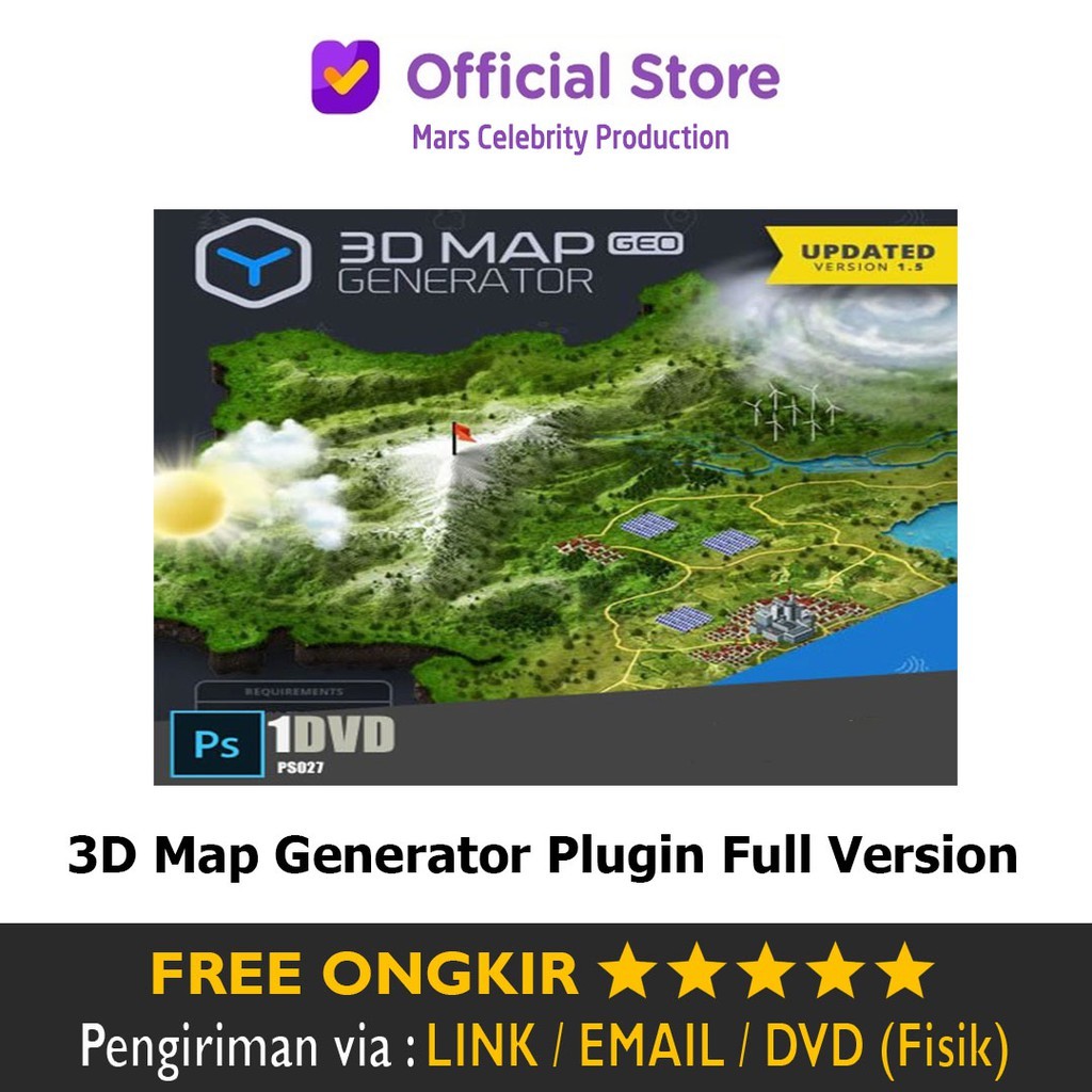 Jual Software 3D Map Generator Plugin Full Version Terbaru PRO Lifetime ...