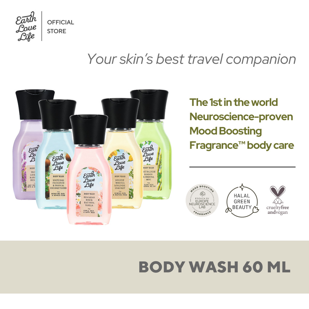 Jual Earth Love Life Body Wash 60ml Sabun Wangi | Sabun Mandi Cair ...