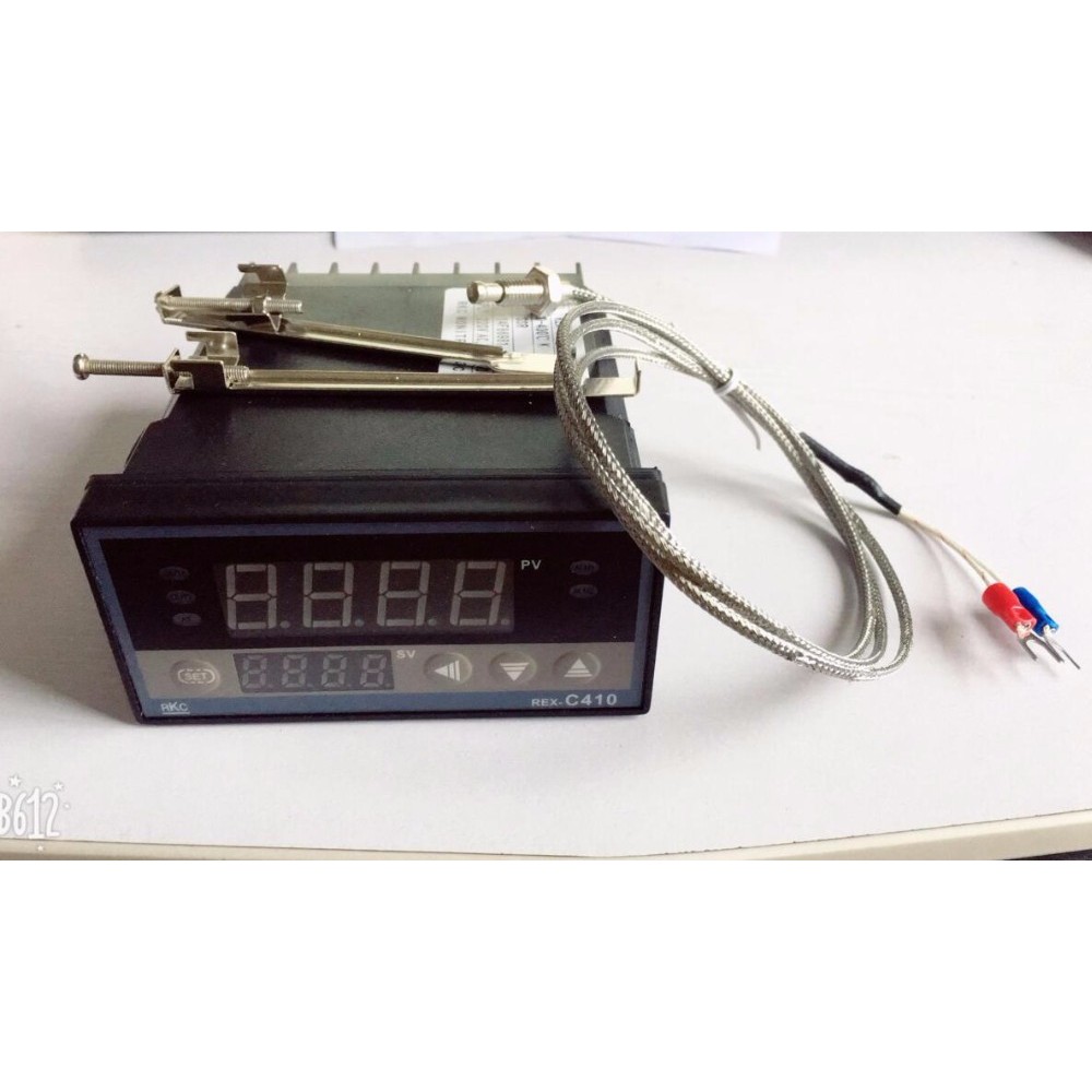 Jual Dual Digital REX-C410 RKC display PID temperature controller with 1M thermocouple K SSR ...