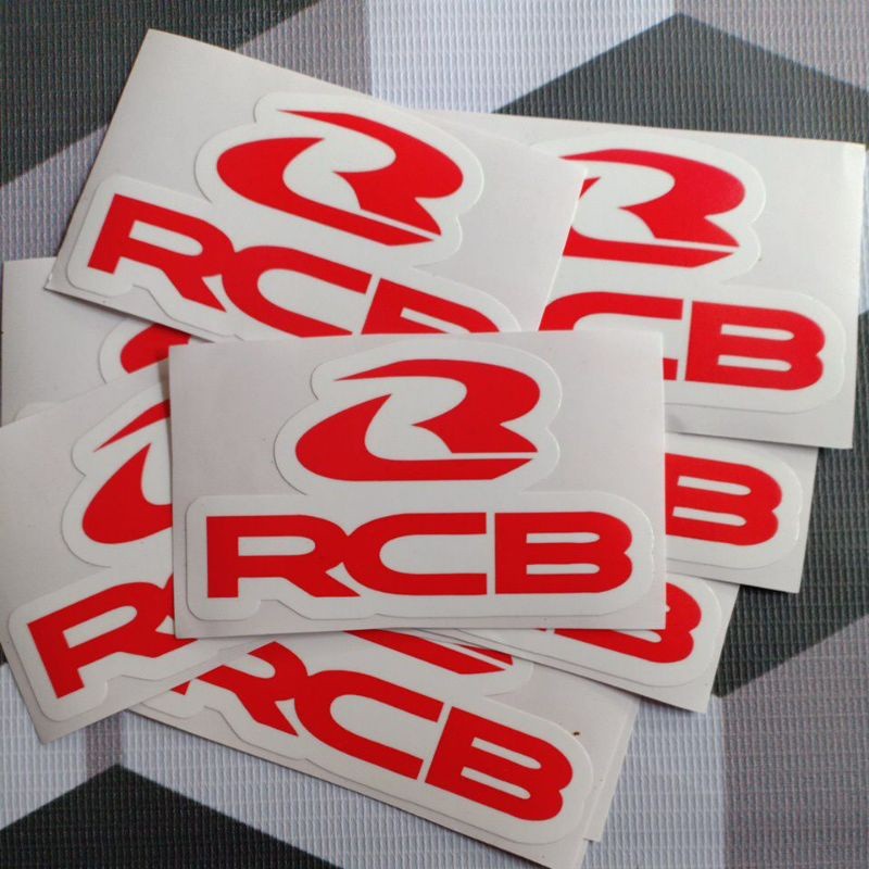 Jual stiker RCB racingboy printing laminasi | Shopee Indonesia