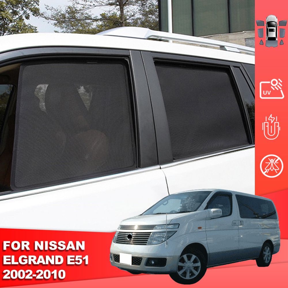 Jual For Nissan Elgrand E51 2002-2010 Magnetic Car Sunshade Shield ...