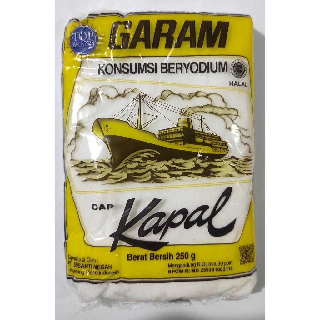 Jual Garam Dapur Cap Kapal (1 Ball) | Shopee Indonesia