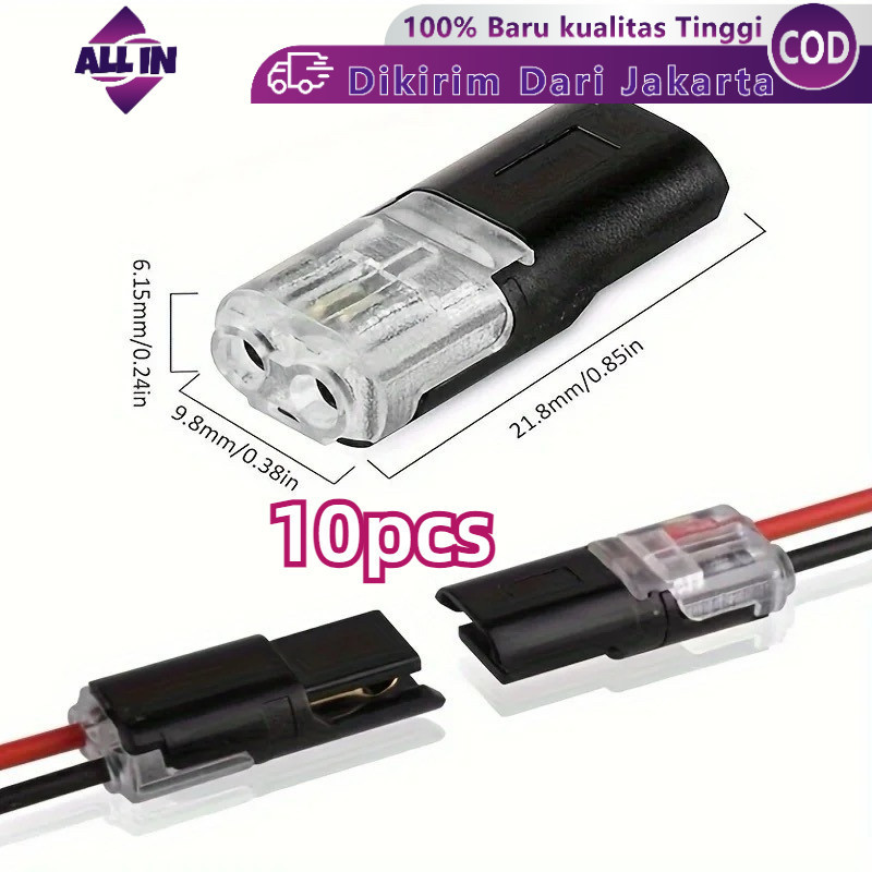 Jual 10pcs Kabel Konektor Soket Terminal Quick Connector / Konektor ...