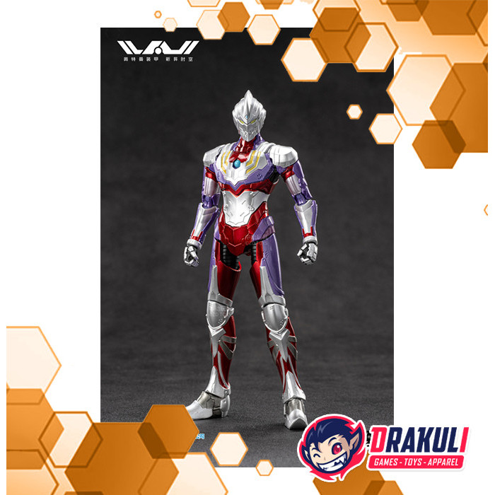 Jual ZD Toys Ultraman Light-Up Series - Tiga Suit Ultraman | Shopee ...
