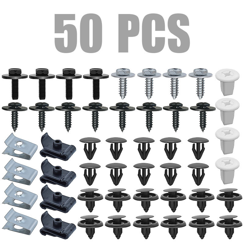 Jual 50Pcs Fastener Screw Rivet For Toyota Lexus Under Engine Cover ...