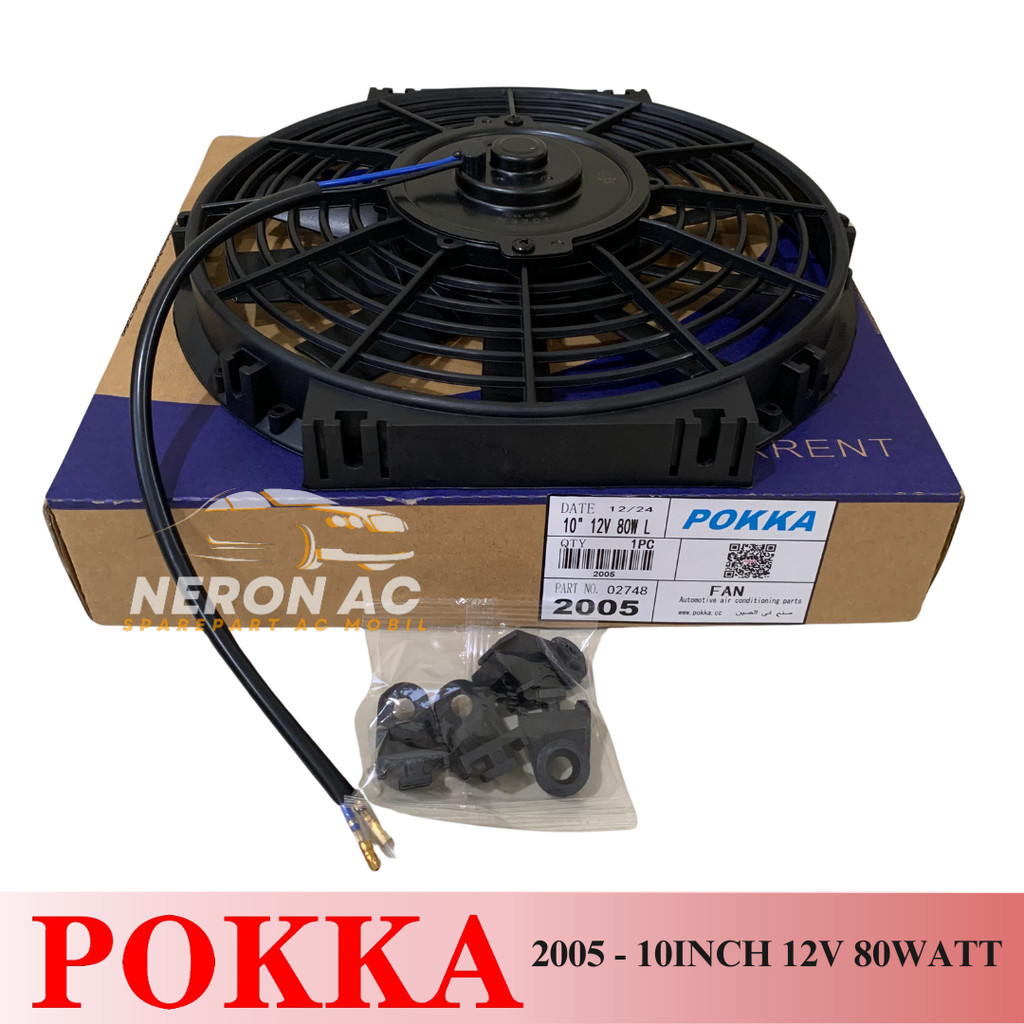 Jual EXTRAFAN UNIVERSAL 10 INCH 12VOLT POKKA KIPAS EXTRA FAN 10" 12V ...