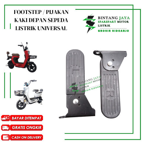 Jual Pijakan Kaki Depan Sepeda Listrik Foot Step Front Universal ...