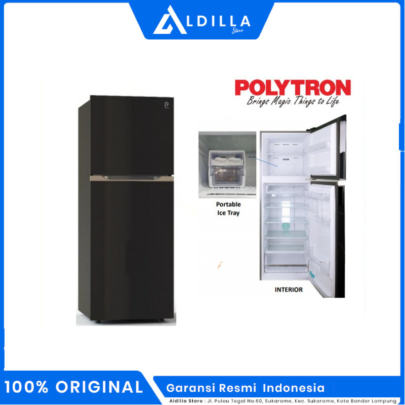 Jual KULKAS POLYTRON 2 PINTU 29 MN 260 Liter Jumbo GARANSI RESMI ...