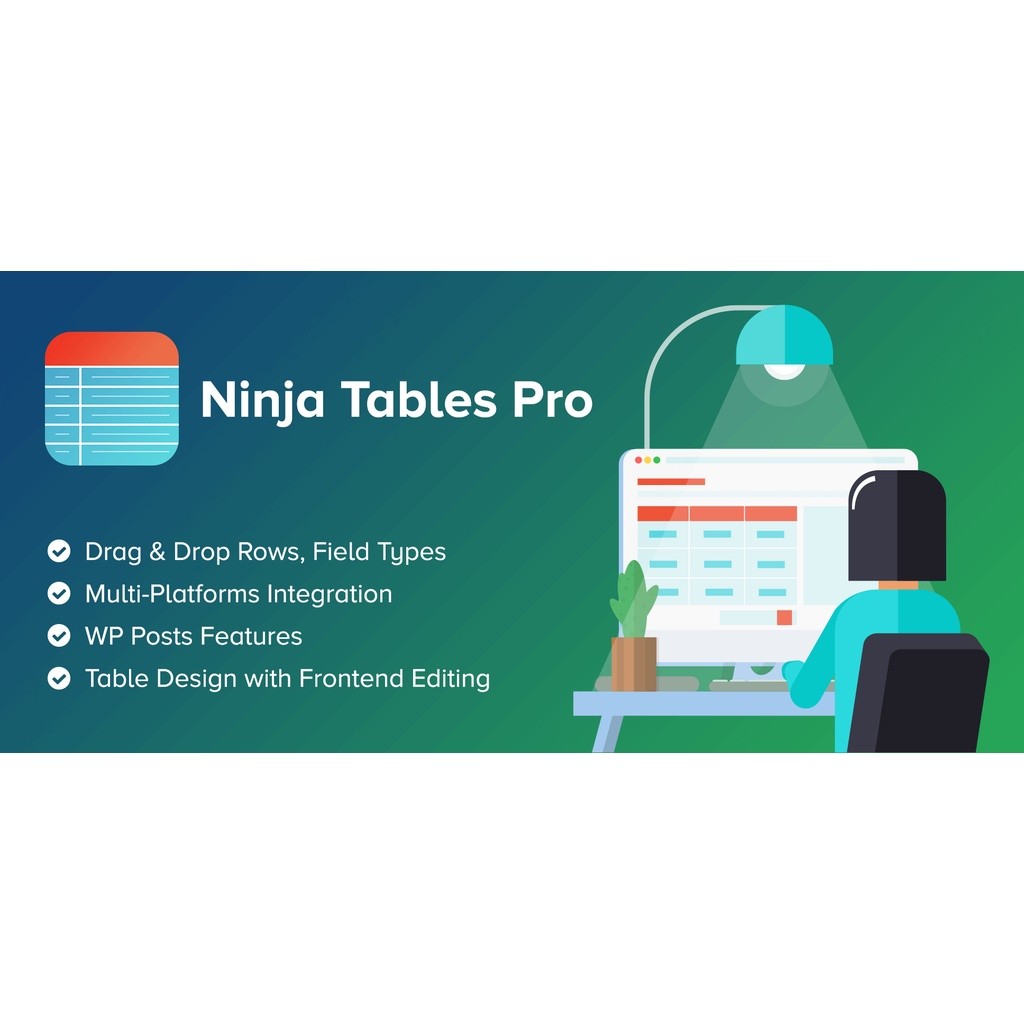 Jual Ninja Tables Pro - Best WP Plugin DataTables (Original Lisensi Lifetime) | Shopee Indonesia