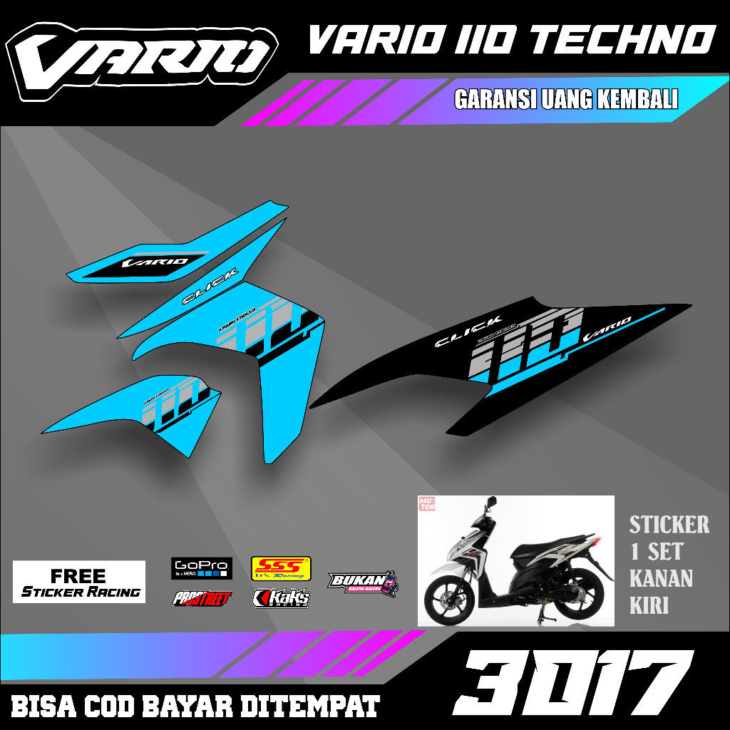 Jual Striping Vario 110 Techno Vietstyle Setiker stiker sticker list ...