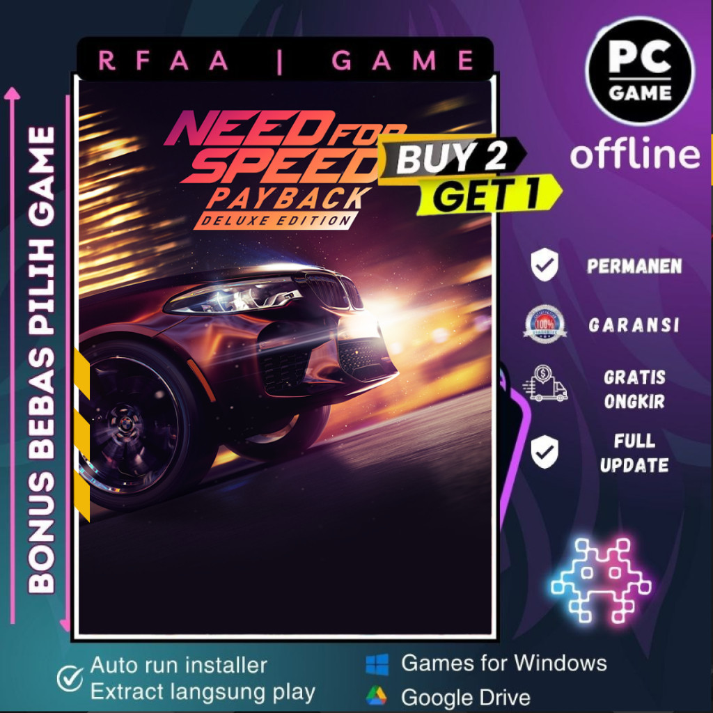 Jual NEED FOR SPEED PAYBACK DELUXE EDITION | GAME PC - LAPTOP - DL ...