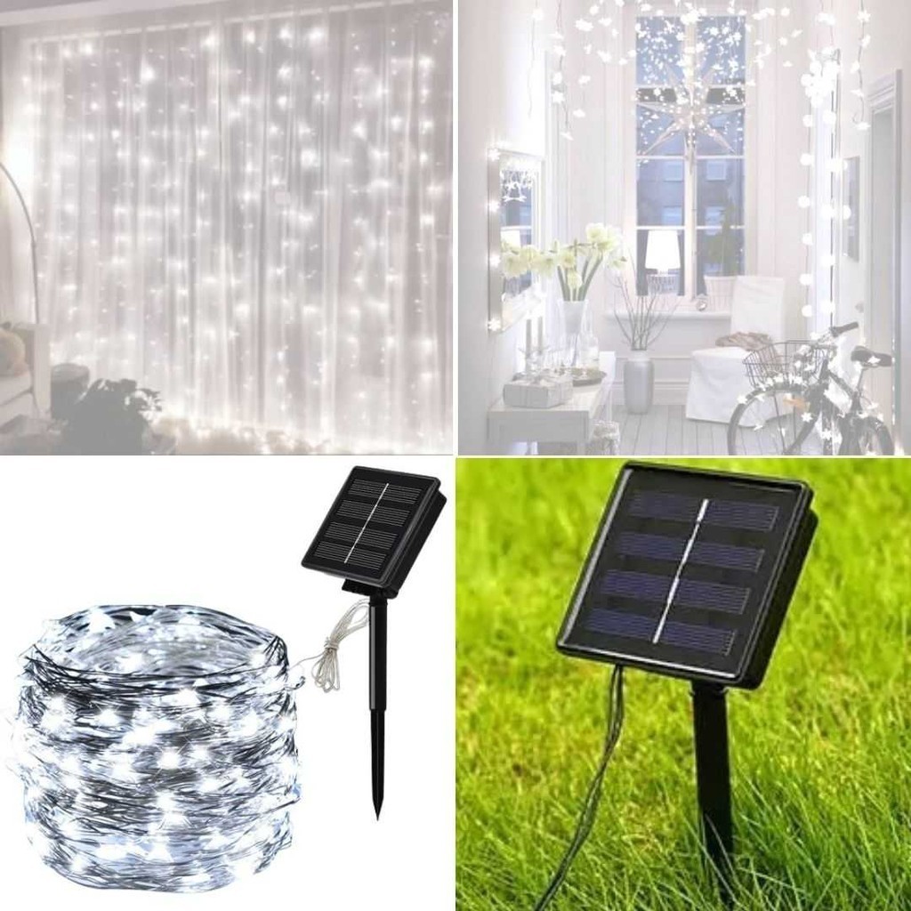 Jual BSDMall- Lampu Hias Tumblr String Lights 50 LED 7M with Solar ...