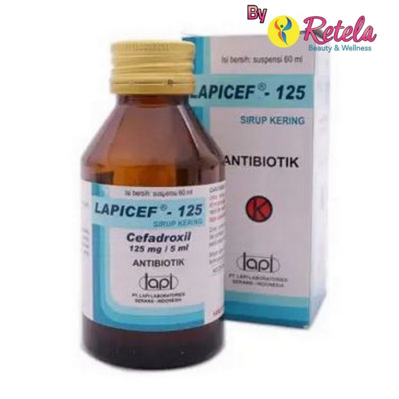 Jual LAPICEF SYRUP 125MG/5ML SIRUP 60ML | Shopee Indonesia