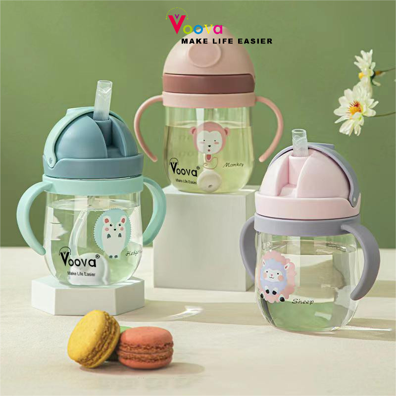 Jual murmerrr Gelas Susu / Botol Susu Bayi dan Anak Anak/ Cup Botol Bayi Dengan Sedotan 300ML ...
