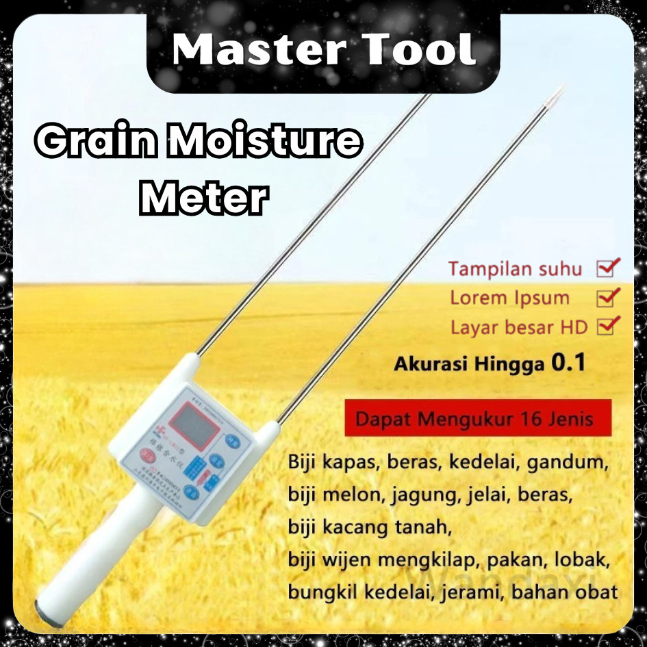 Jual Master Tool ⭐Garansi 1 Tahun⭐ Tester Kadar Air Grain Moisture ...