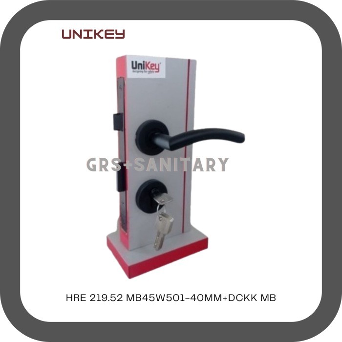 Jual Unikey Handle On Rose Hre 219.52 Mb Kunci Pintu Set Hitam Hre 219. ...